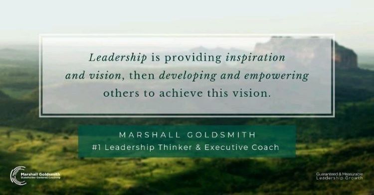 Leadership = Leaders sharing Inspiration and Vision | Le Blog ...